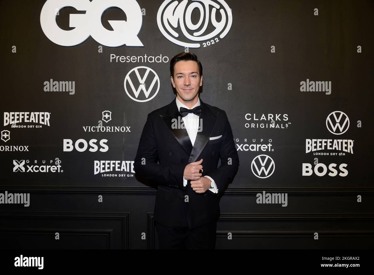 November 22, Mexico City, Mexico: Roger Gonzalez attends the black ...