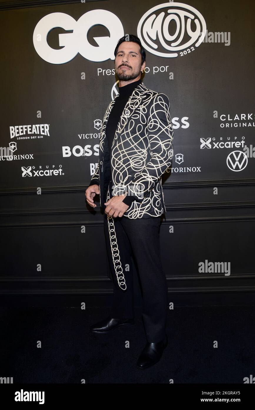 November 22, Mexico City, Mexico: Uriel del Toro attends the black ...