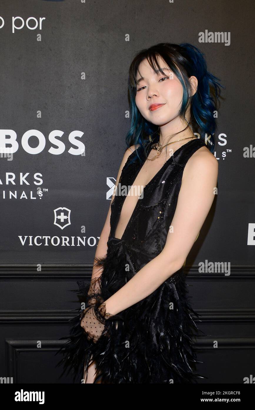 November 22, Mexico City, Mexico: Sujin Kim attends the black carpet of ...