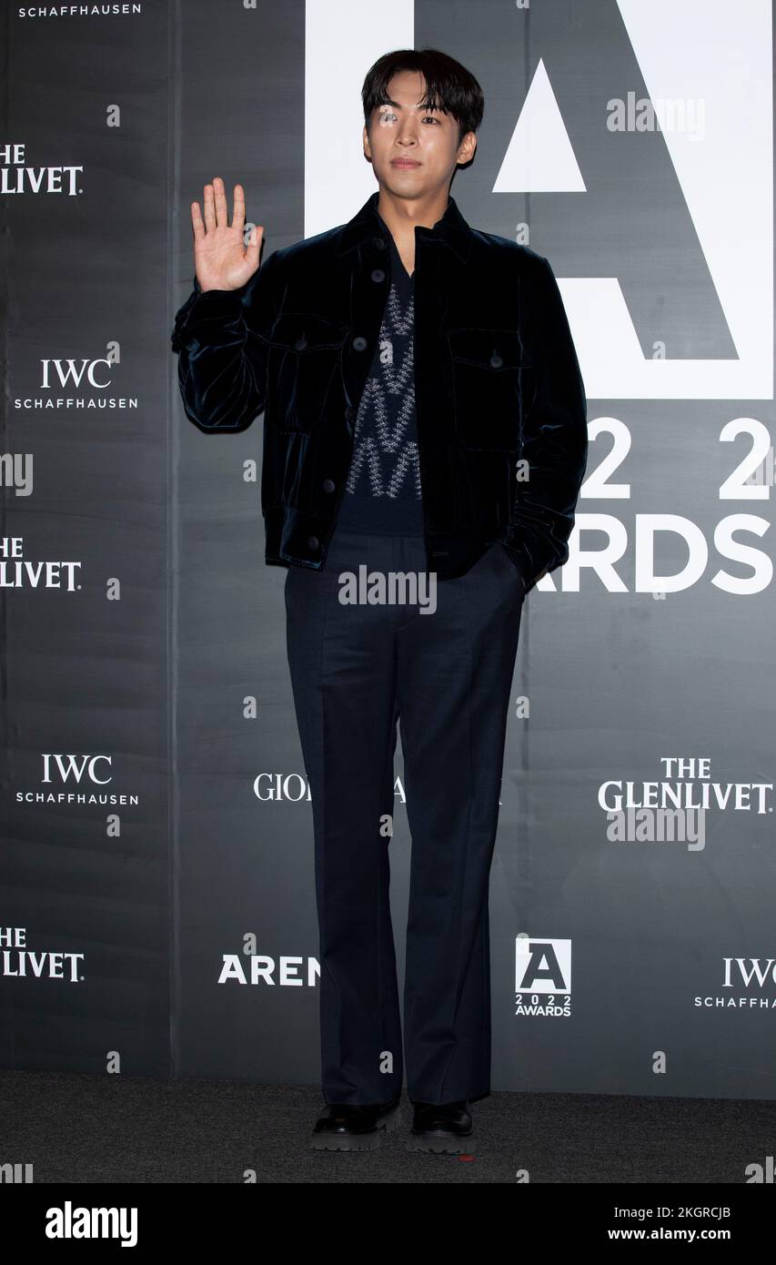 Seoul, South Korea. 23rd Nov, 2022. South Korean actor Joo Jong-hyuk, attends a photocall for ...