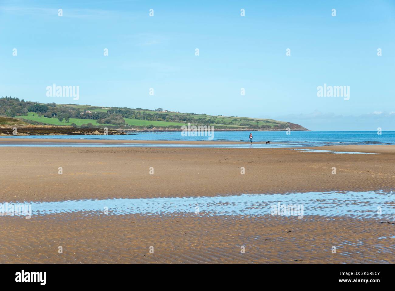 Traeth Lligwy beach near Moelfre on the east coast of Anglesey, North ...