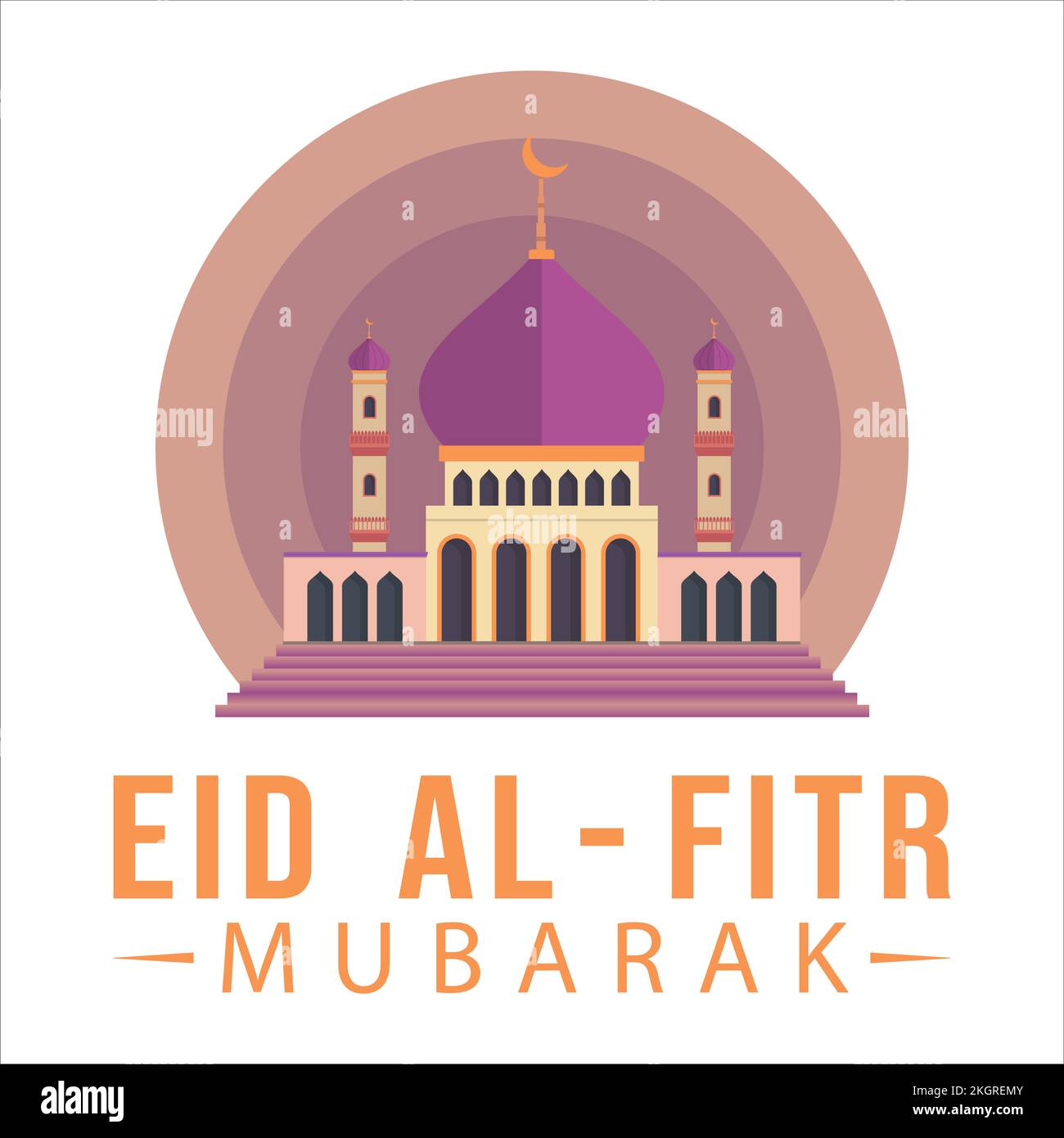 Stylish Eid Al-Fitr Mubarak with golden text effect, Holy festival of ...