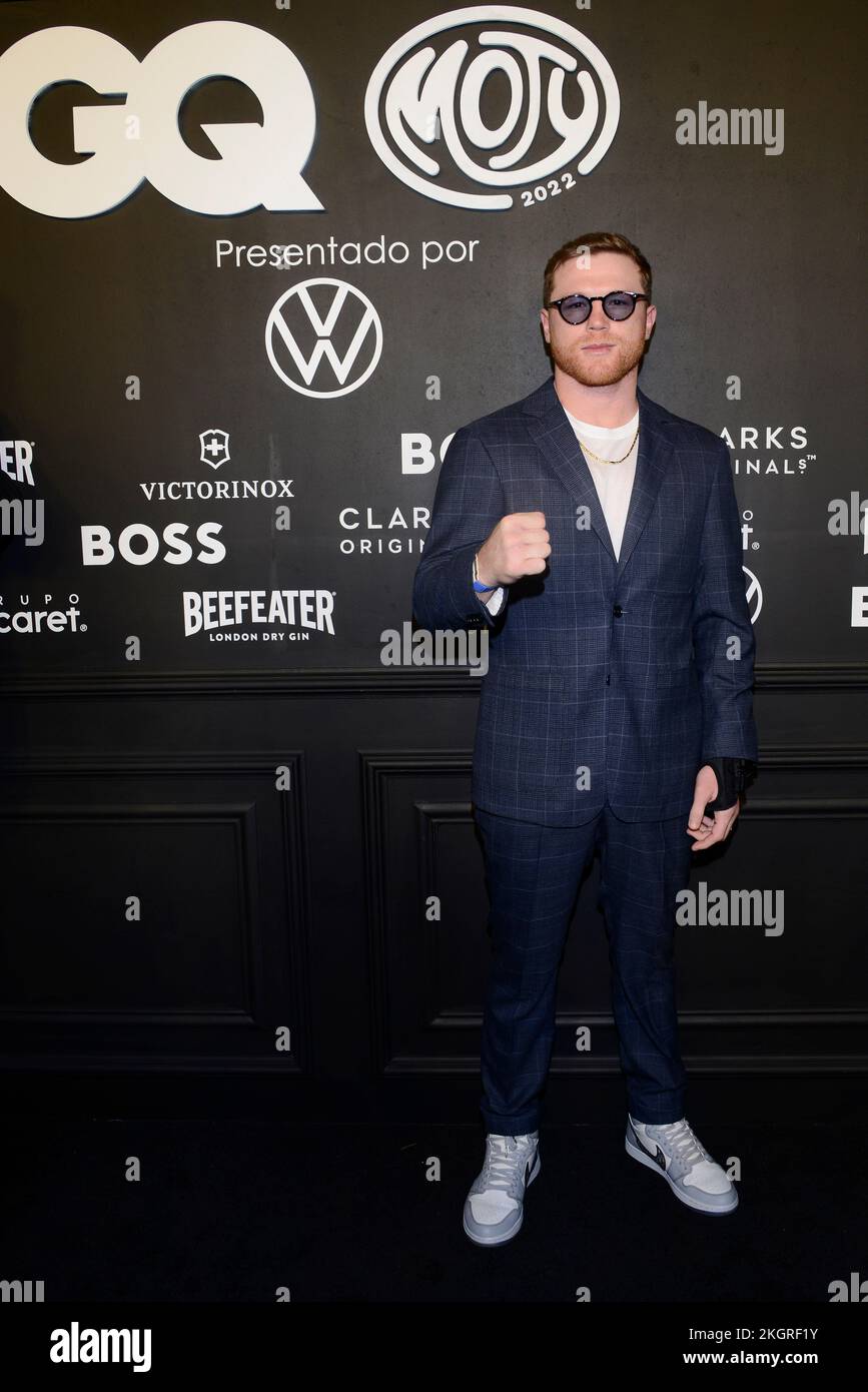 November 22, Mexico City, Mexico: Saul Alvarez ‘El Canelo’ attends the ...