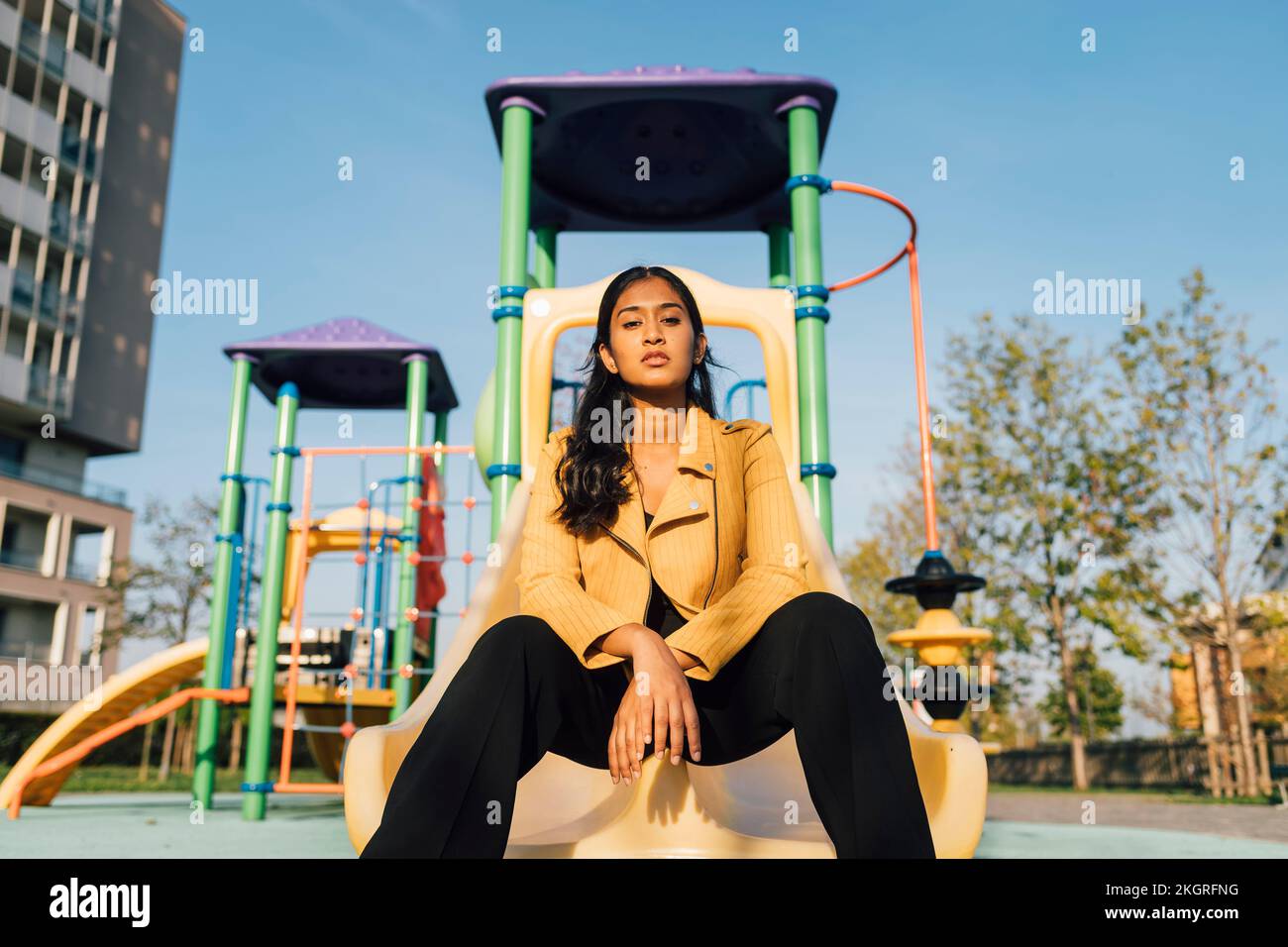 Serious playground hi-res stock photography and images - Alamy