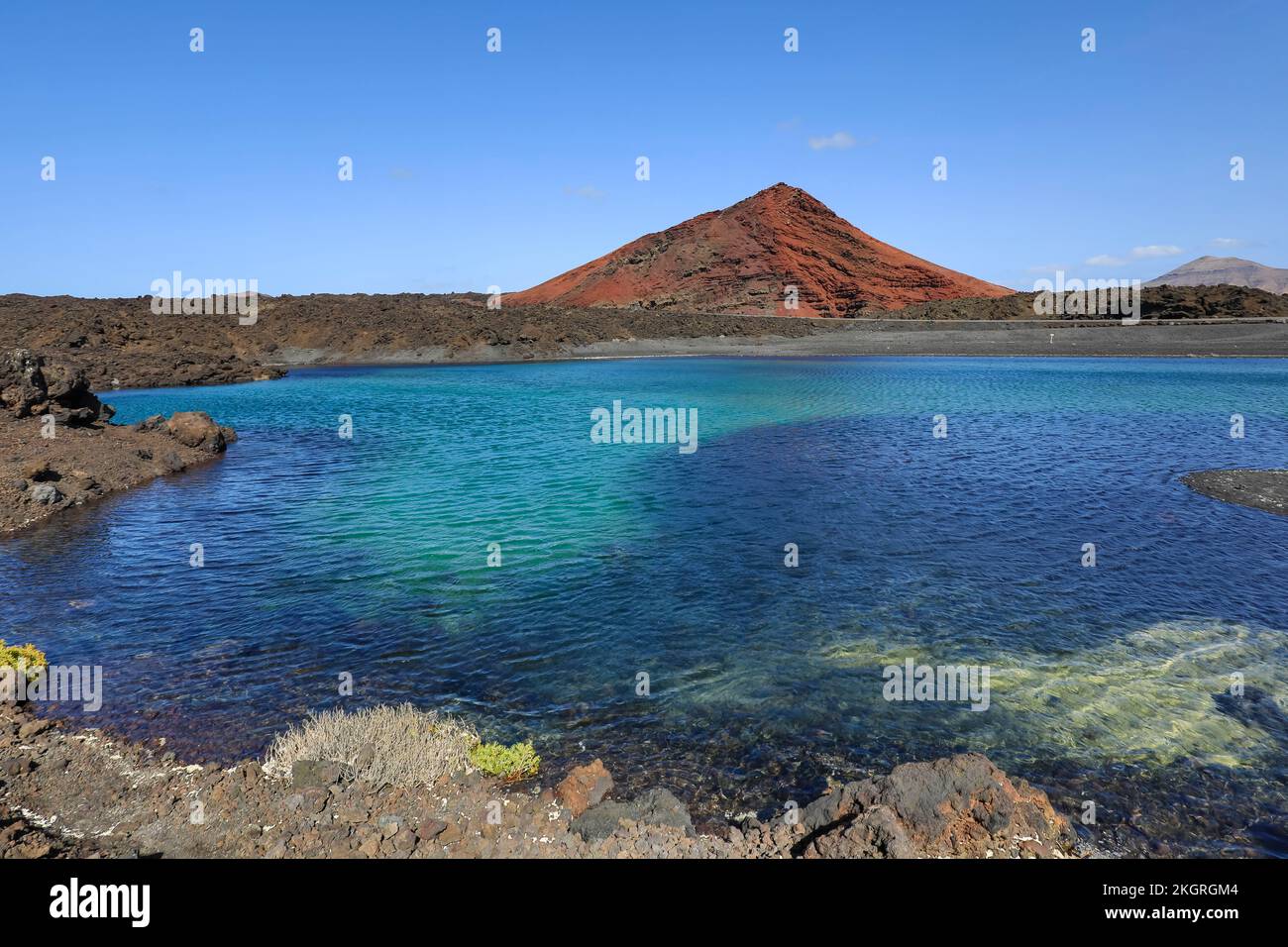 Lagoon playa de montana bermeja beach hi-res stock photography and ...
