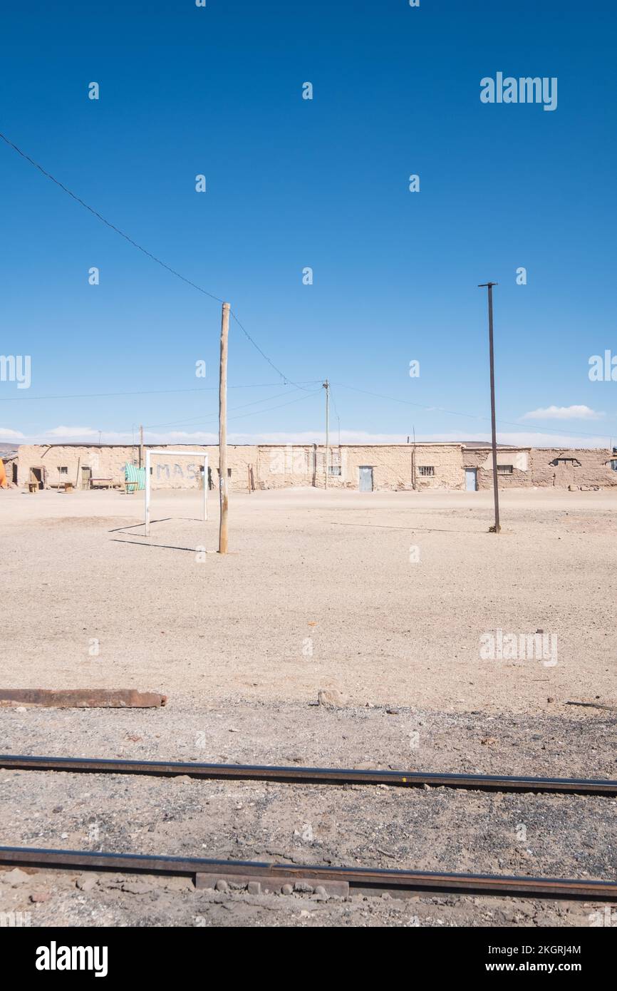 Railway in Julaca, Nor Lipez Province, Department of Potosí, Bolivia ...