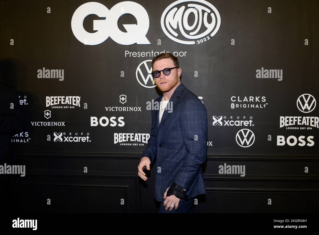 November 22, Mexico City, Mexico: Saul Alvarez ‘El Canelo’ attends the ...