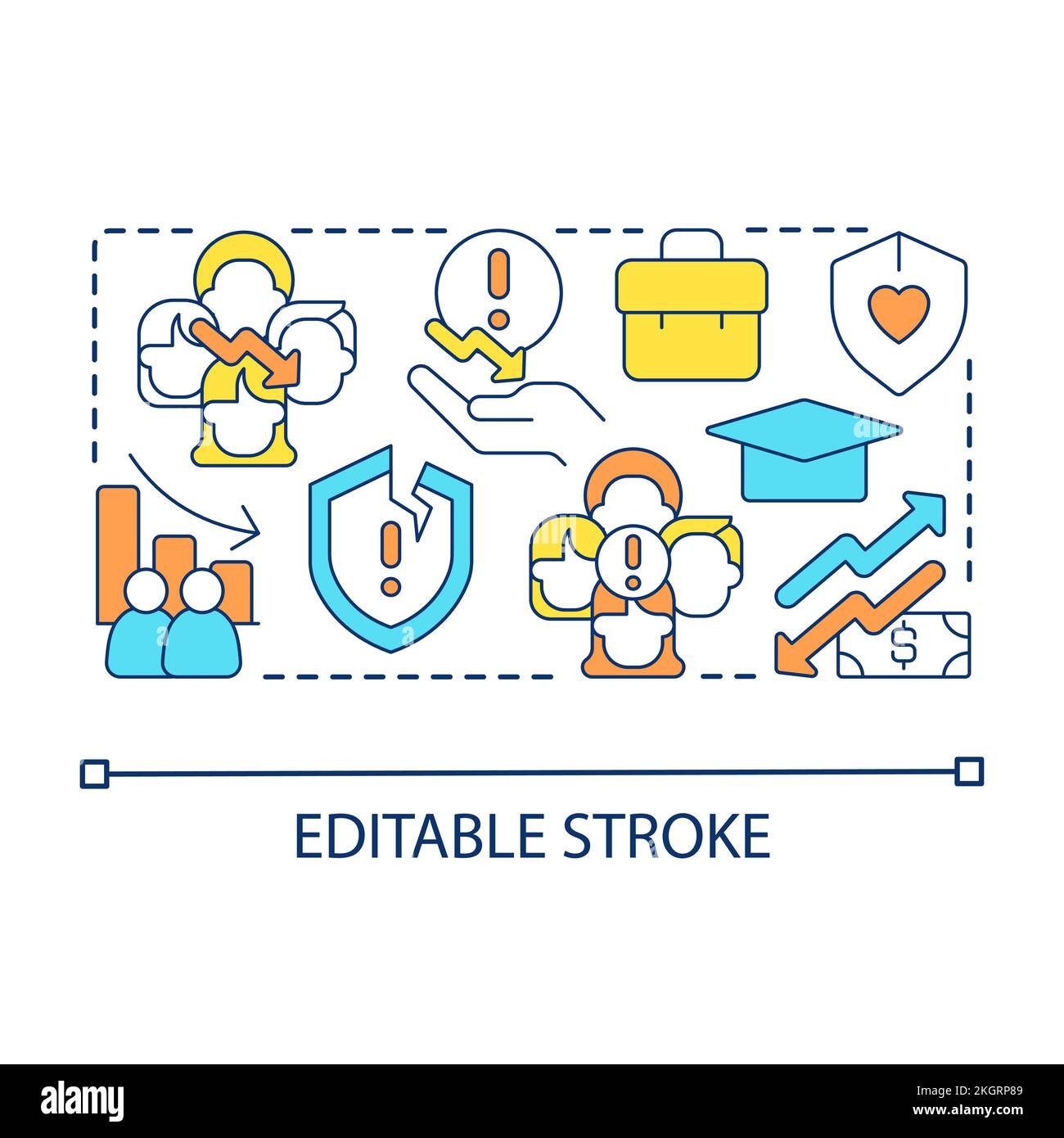 Social development issues concept icon Stock Vector Image & Art - Alamy Social development issues concept icon Stock Vector Image & Art - Alamy