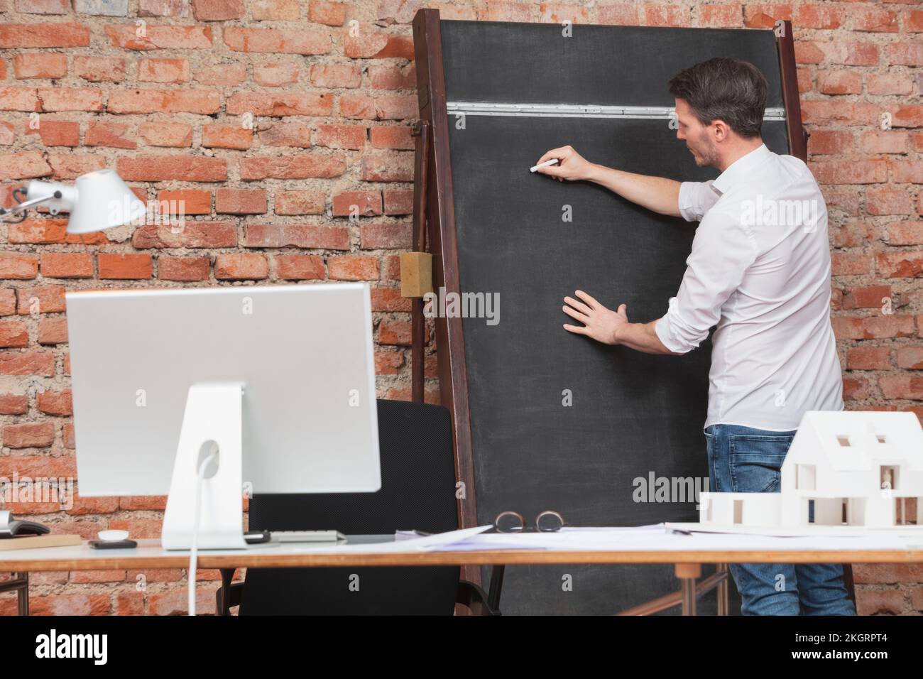 Architect drawing table hi-res stock photography and images - Alamy