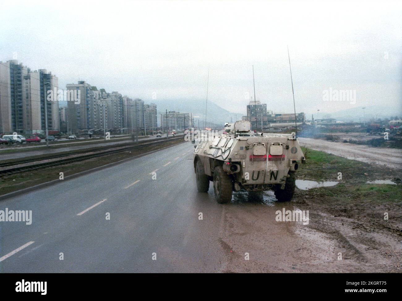 Un peacekeepers bosnia 1995 hi-res stock photography and images - Alamy