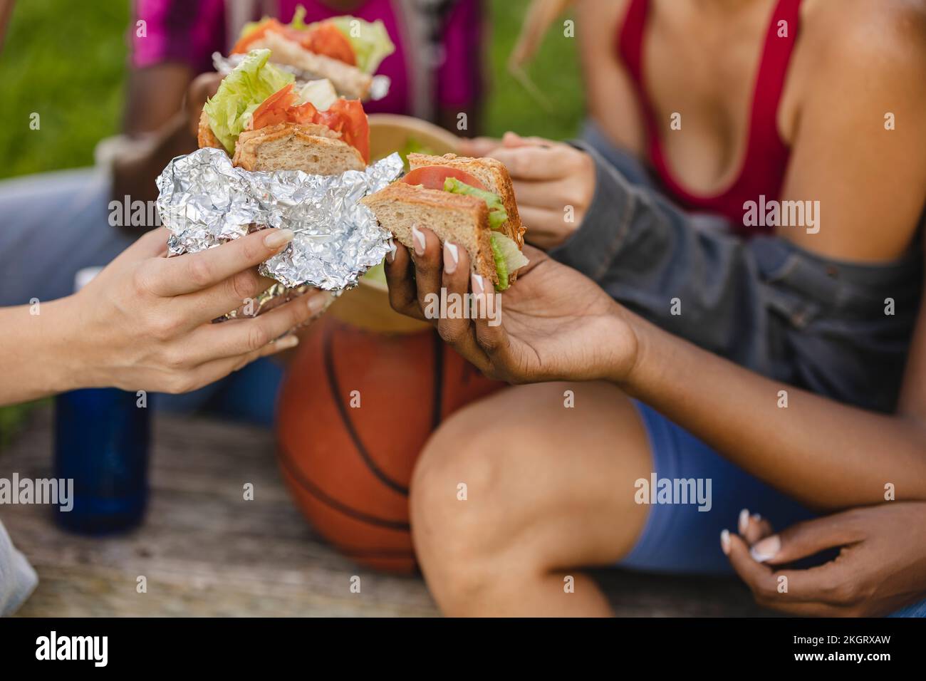 Four sandwich hi-res stock photography and images - Alamy