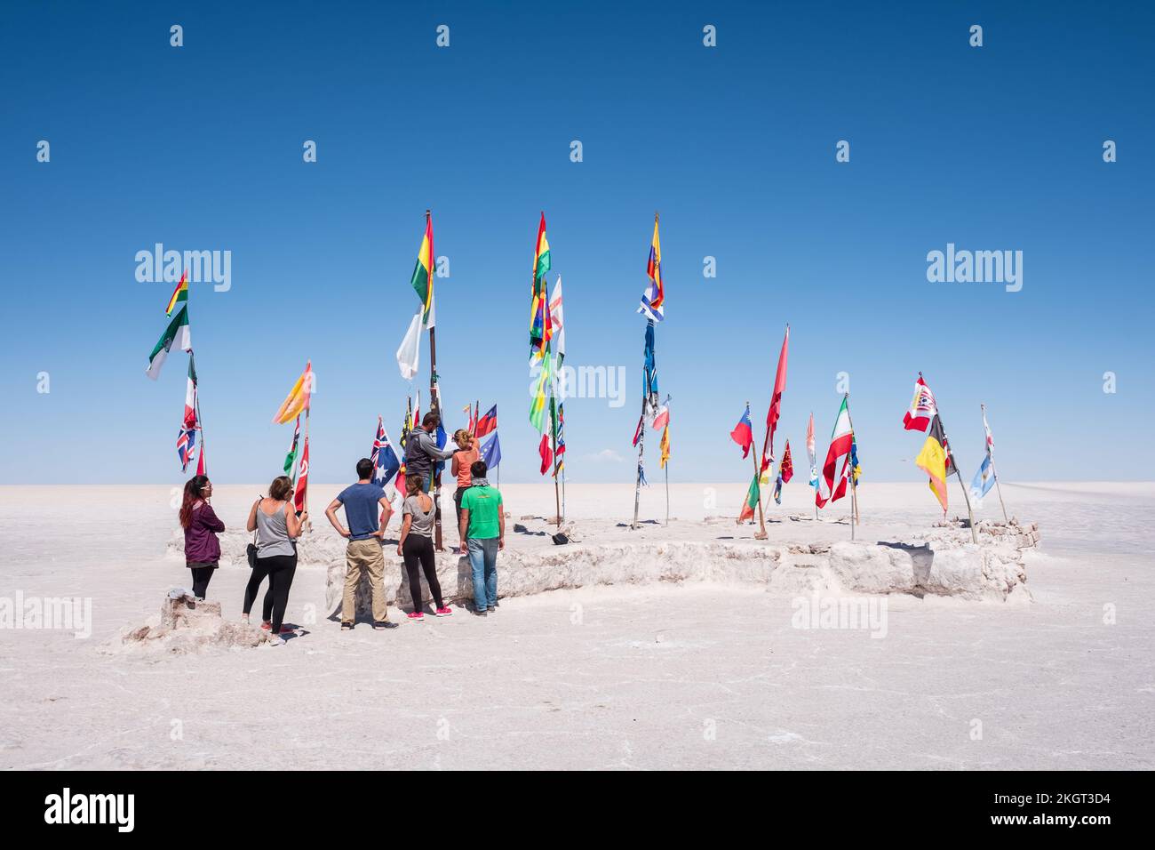 Flags Square (Plaza de las Banderas) Tourist Attraction in the Uyuni ...