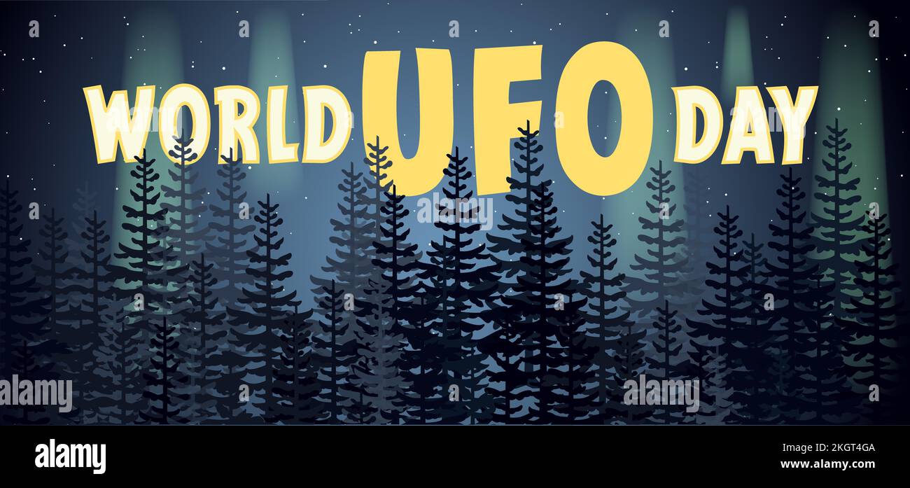 Ufo flying spaceship of aliens. For world UFO fay. Cartoon Flying ...