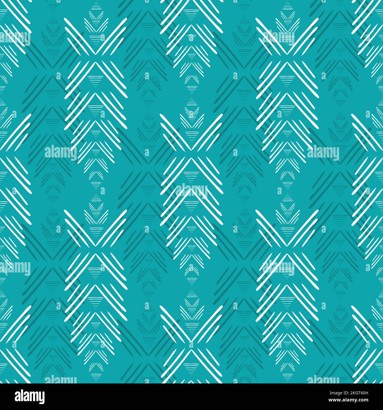 Light Blue Aztec Pattern