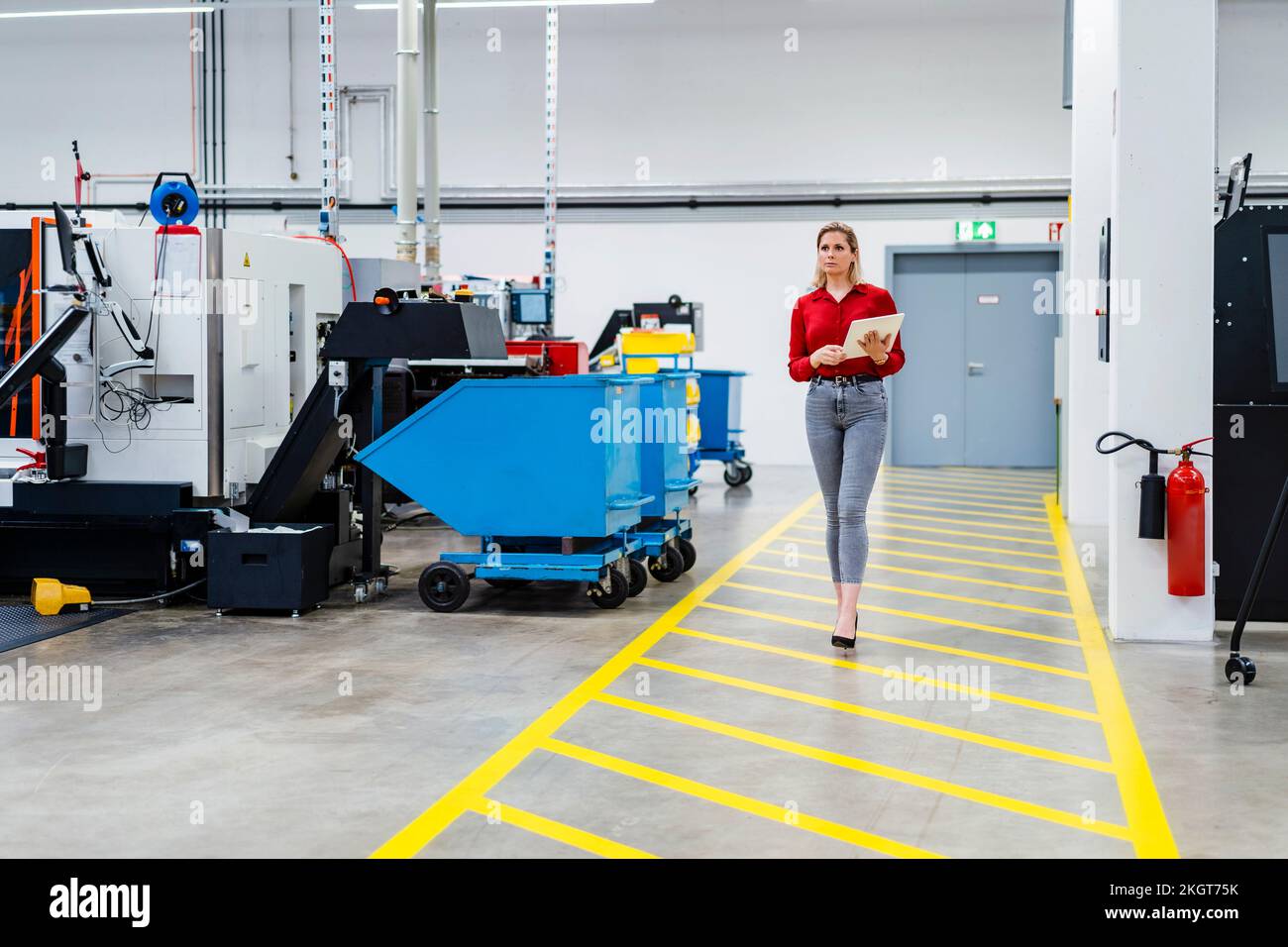 Factory floor markings hi-res stock photography and images - Alamy