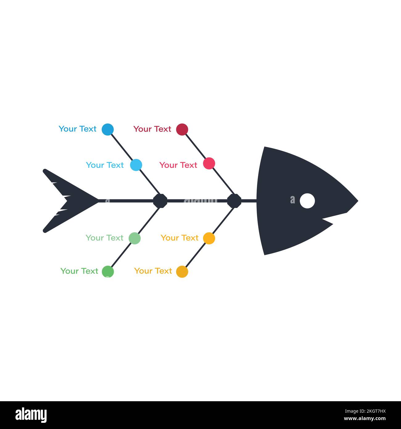 Fish infographic design with colorful text slot. Fish infographic slot ...