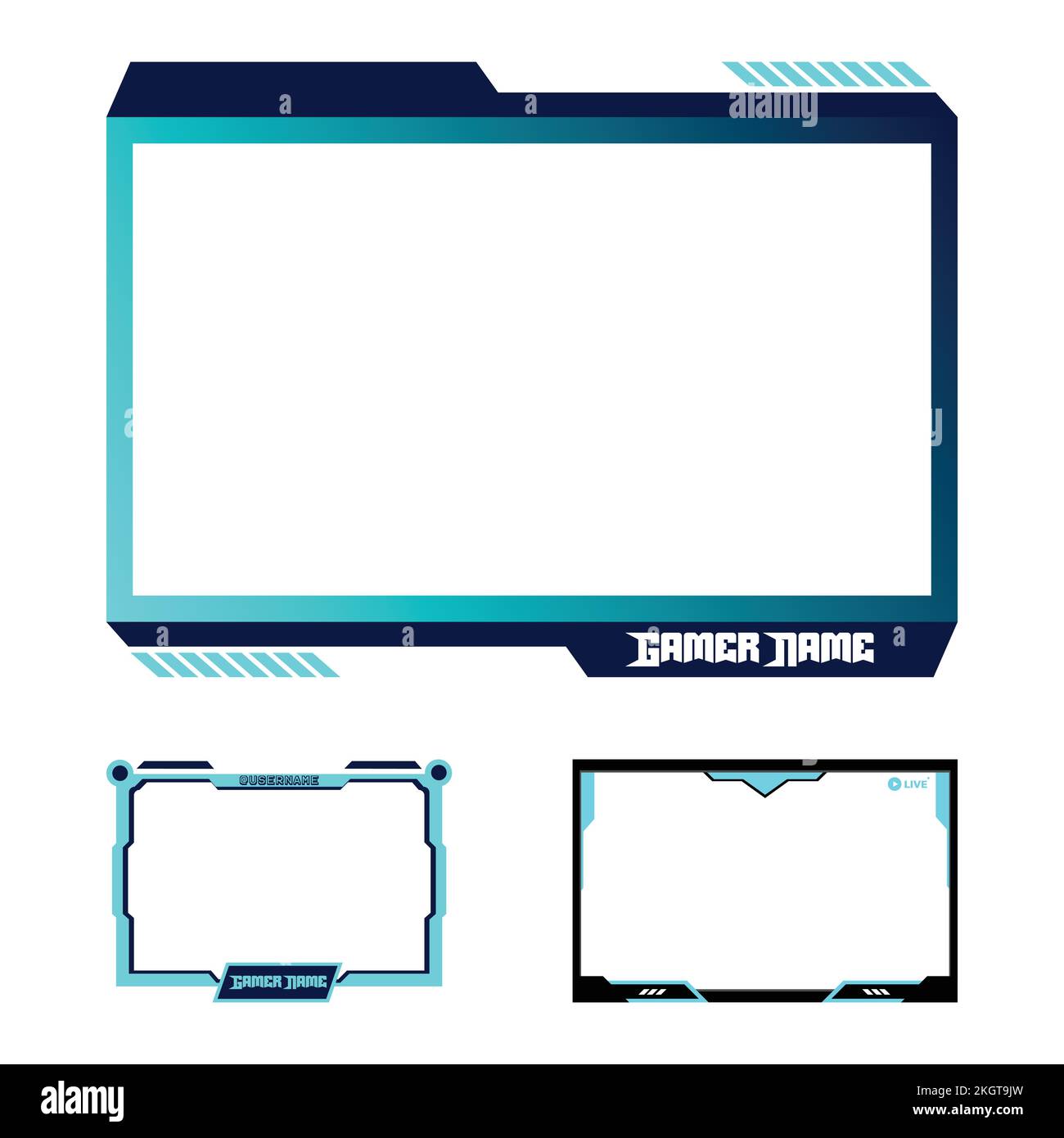 Stylish gaming overlay hi-res stock photography and images - Alamy