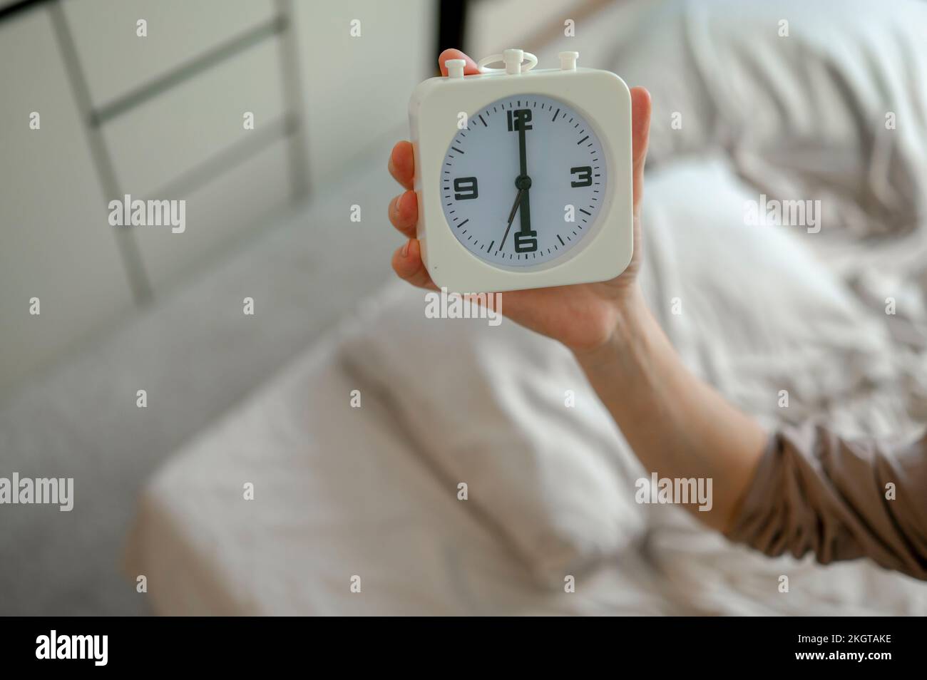 Clock in bedroom hi-res stock photography and images - Alamy
