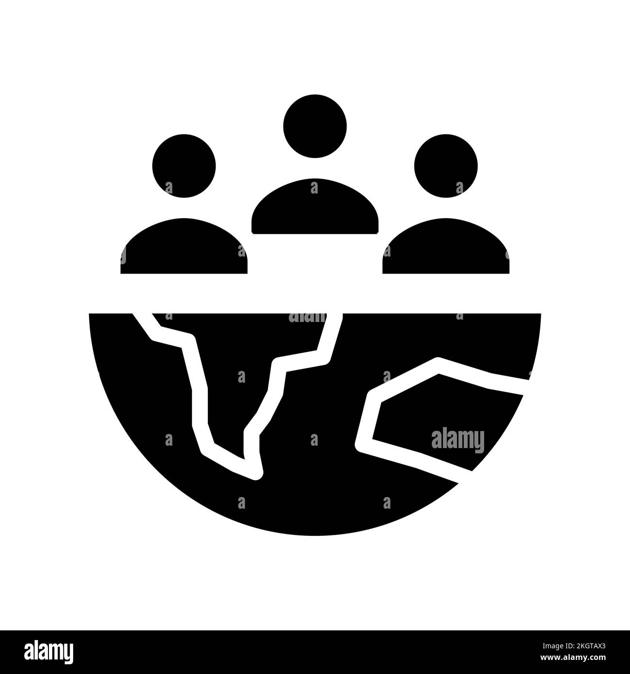 World population black glyph icon Stock Vector Image & Art - Alamy