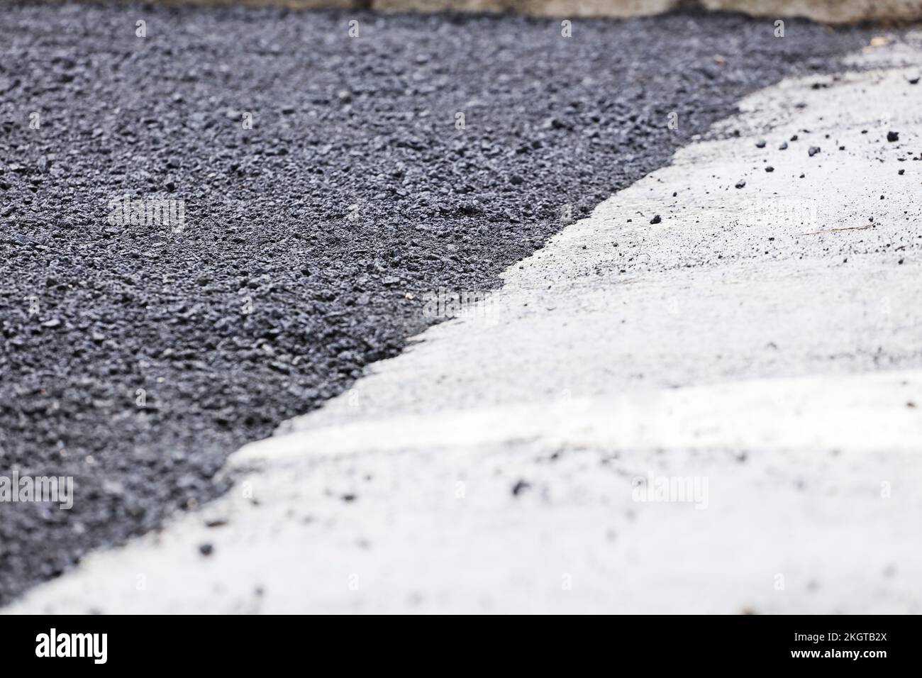 fresh asphalt texture bluish black color Stock Photo - Alamy