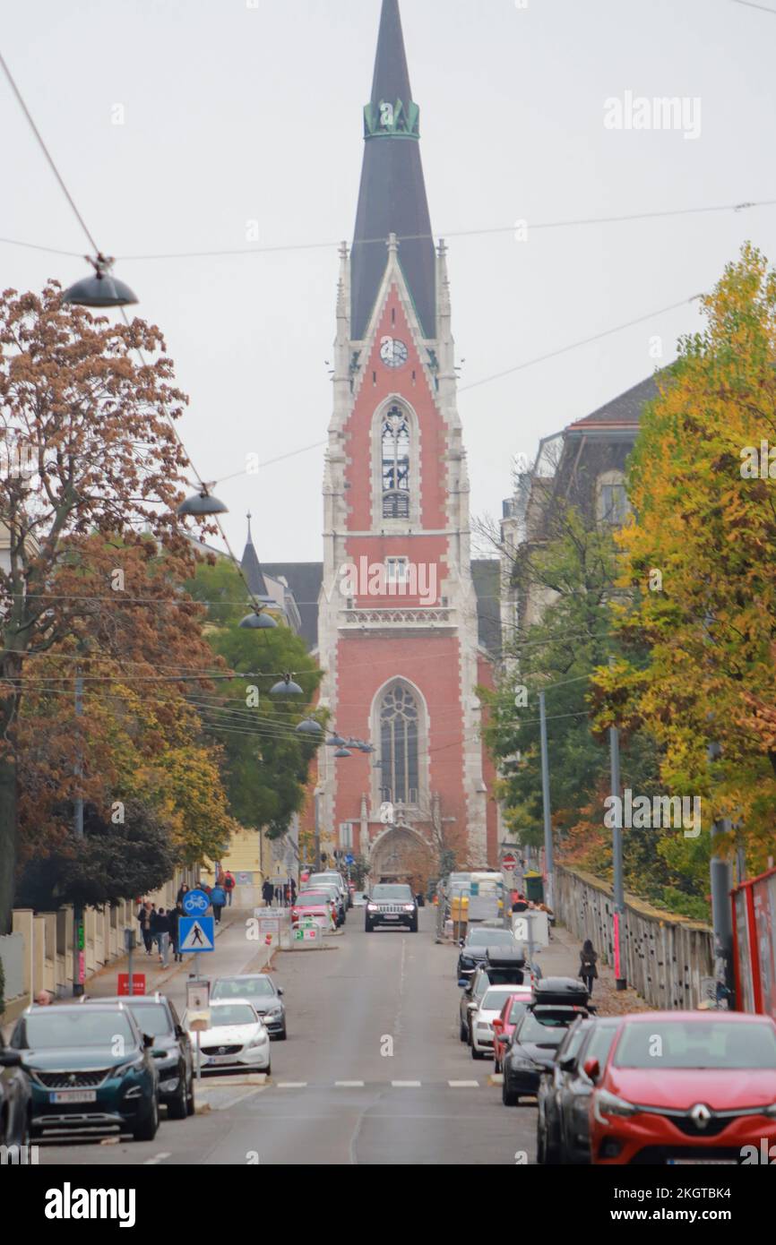 Front view of Saint Elisabeth church in Vienna (Wien), Austria Stock ...