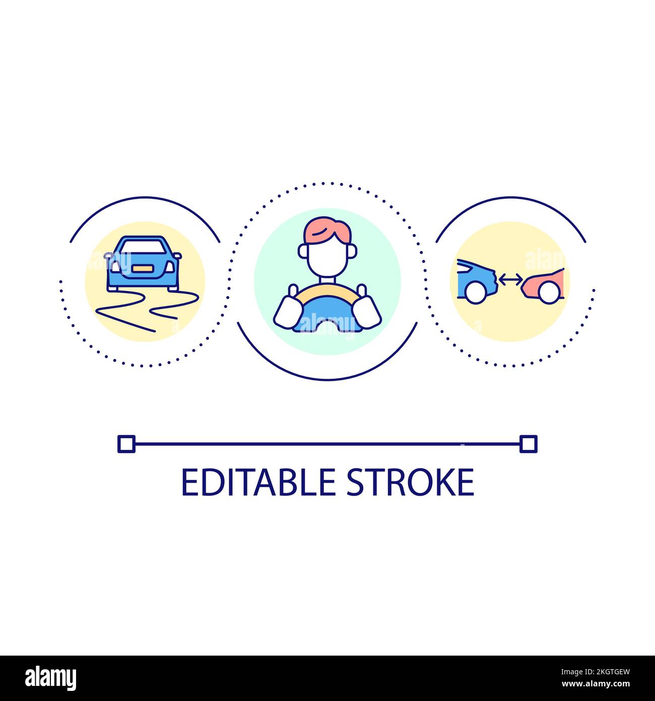 Braking distance loop concept icon Stock Vector Image & Art - Alamy Braking distance loop concept icon Stock Vector Image & Art - Alamy