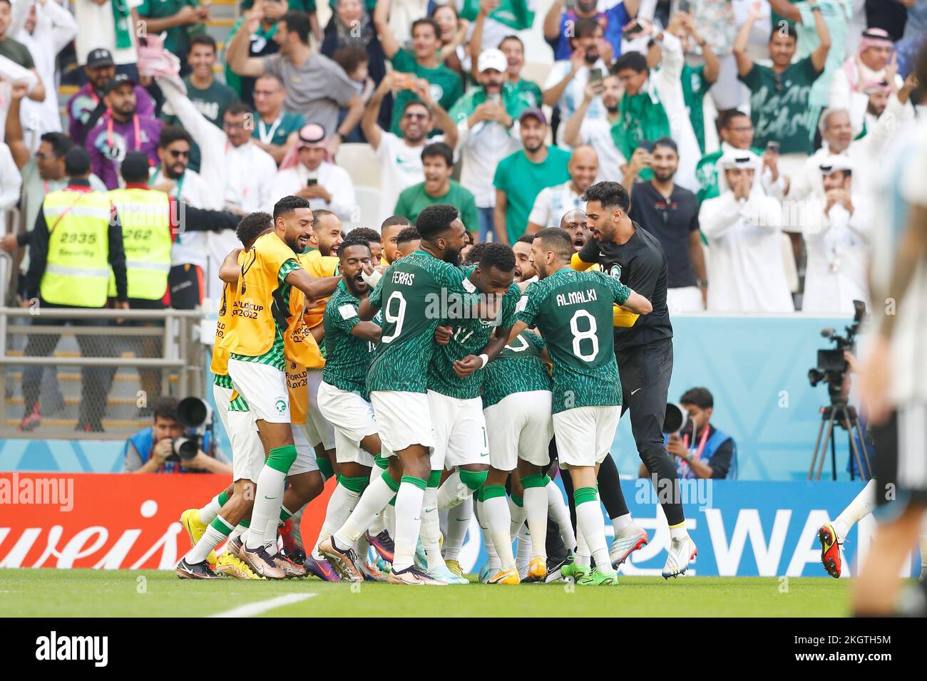 Lusail, Qatar. 22nd Nov, 2022. Saudi Arabia team group (KSA) Football ...