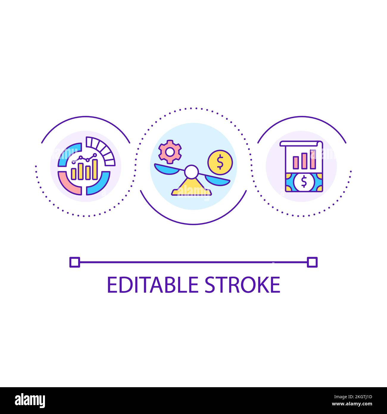 Business optimization loop concept icon Stock Vector Image & Art - Alamy