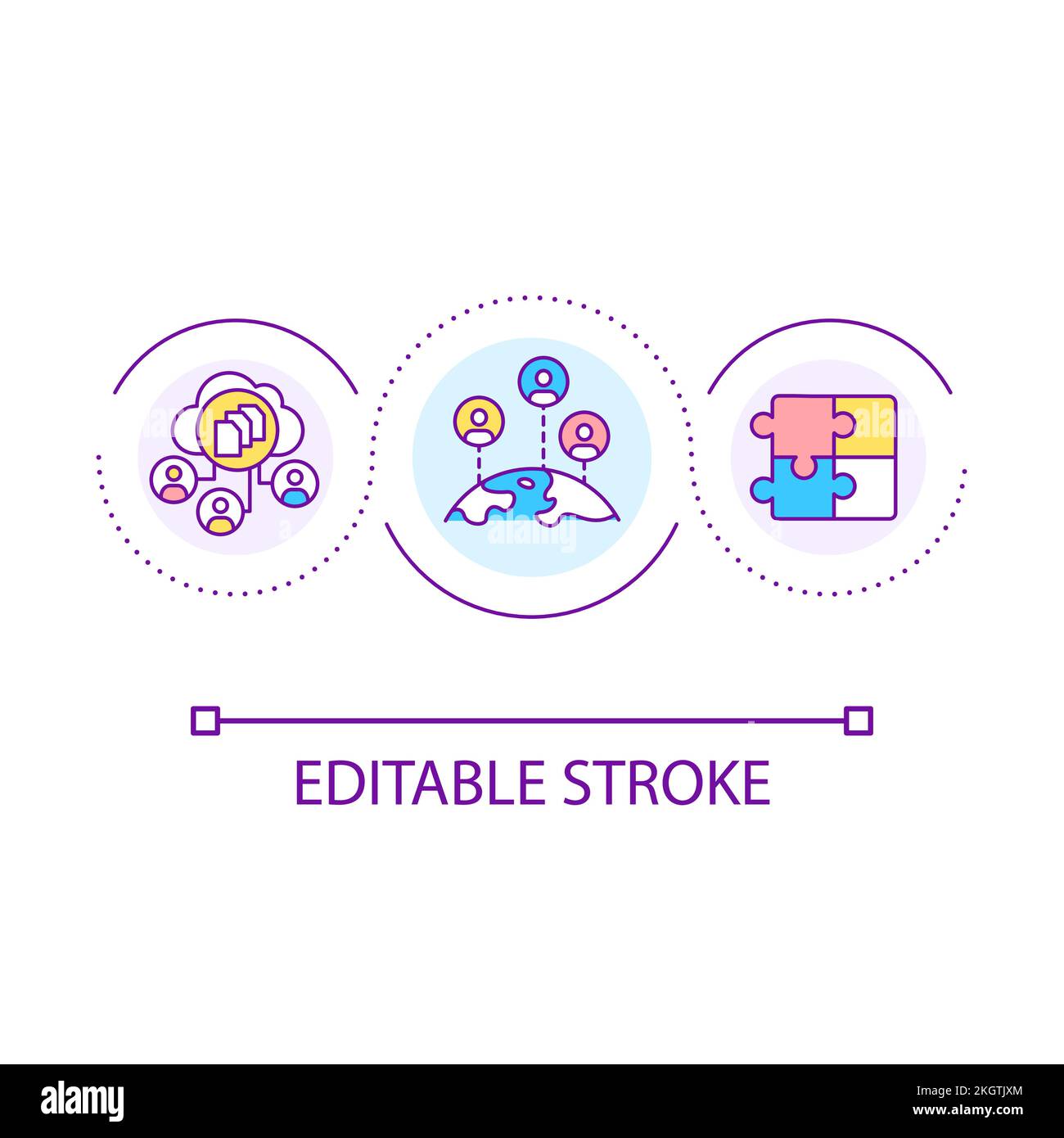 File sharing image icon Stock Vector Images - Alamy