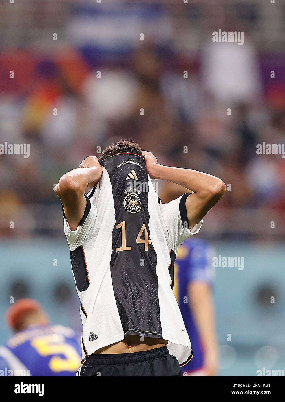 DOHA, CA - 23.11.2022: GERMANY VS JAPAN - MUSIALA Jamal from Germany ...