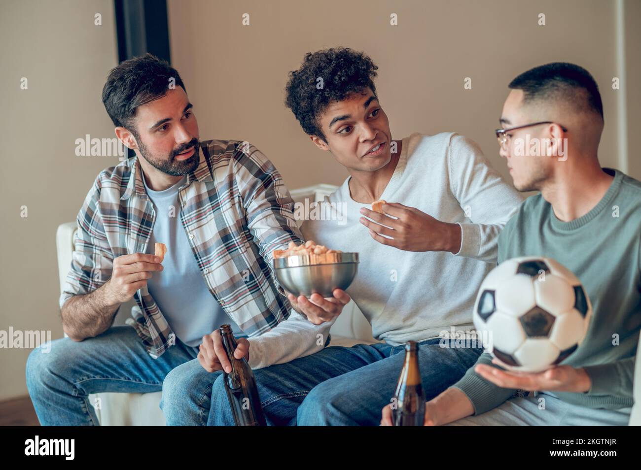 Treating young hi-res stock photography and images - Alamy