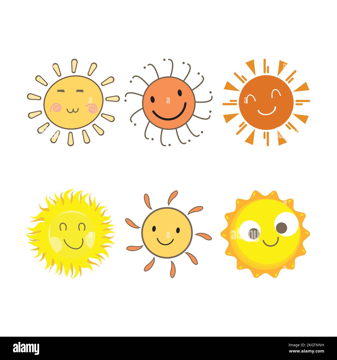 Cute Sun Vector