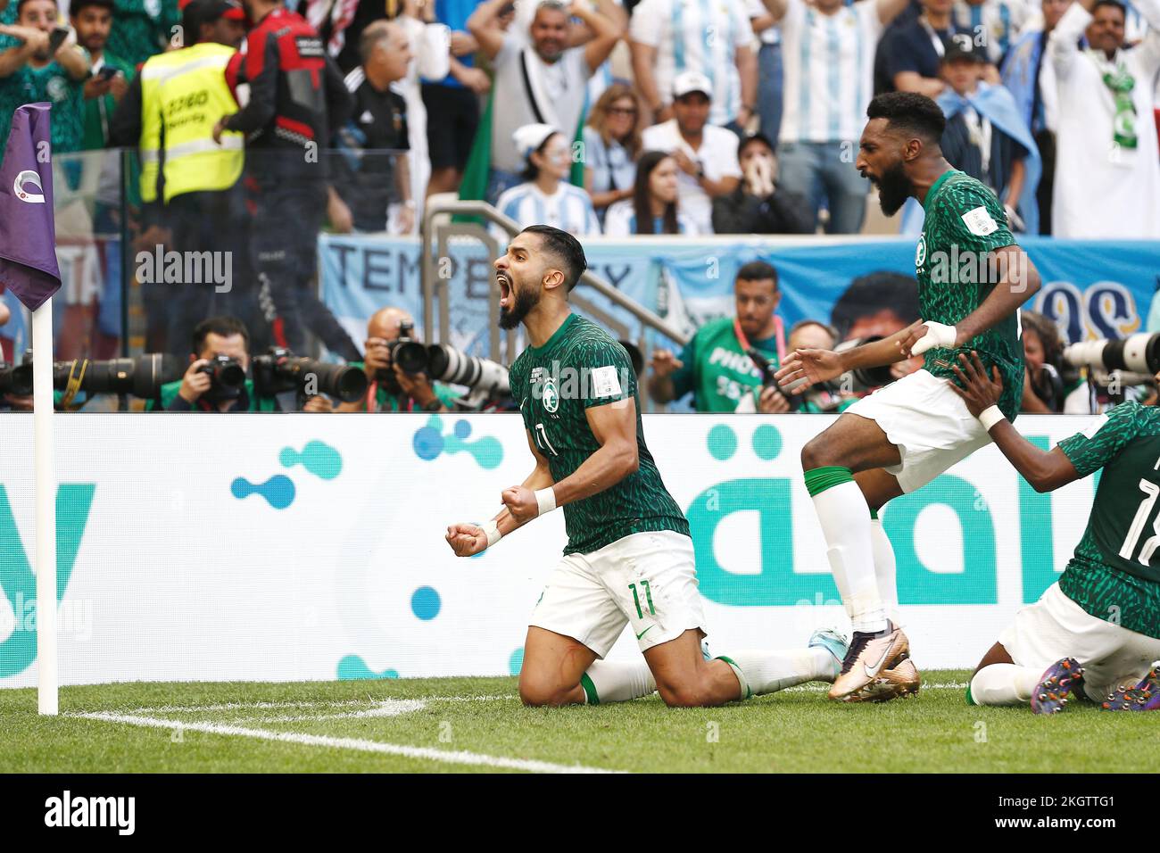 Lusail, Qatar. 22nd Nov, 2022. Alshehri Saleh (KSA) Football/Soccer ...