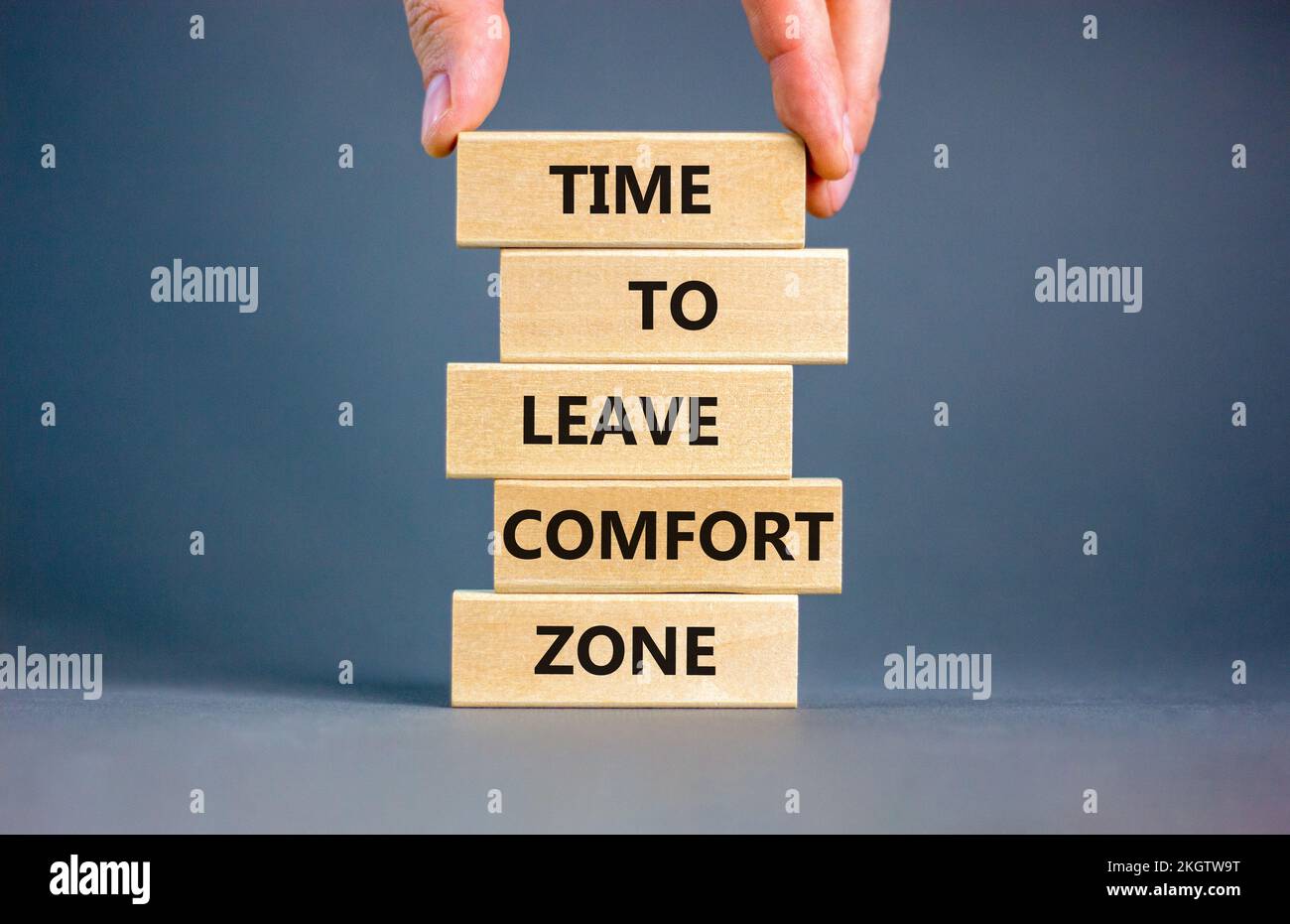Leave comfort zone symbol. Concept words Time to leave comfort zone on ...