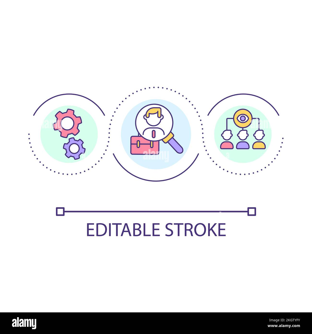 Searching talent loop concept icon Stock Vector Image & Art - Alamy Searching talent loop concept icon Stock Vector Image & Art - Alamy