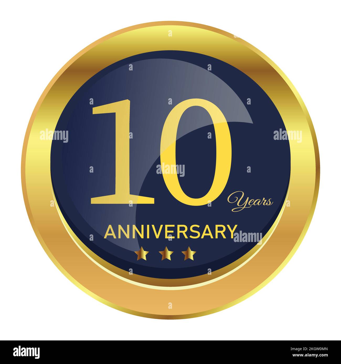 Black 10 years Stock Vector Images - Alamy