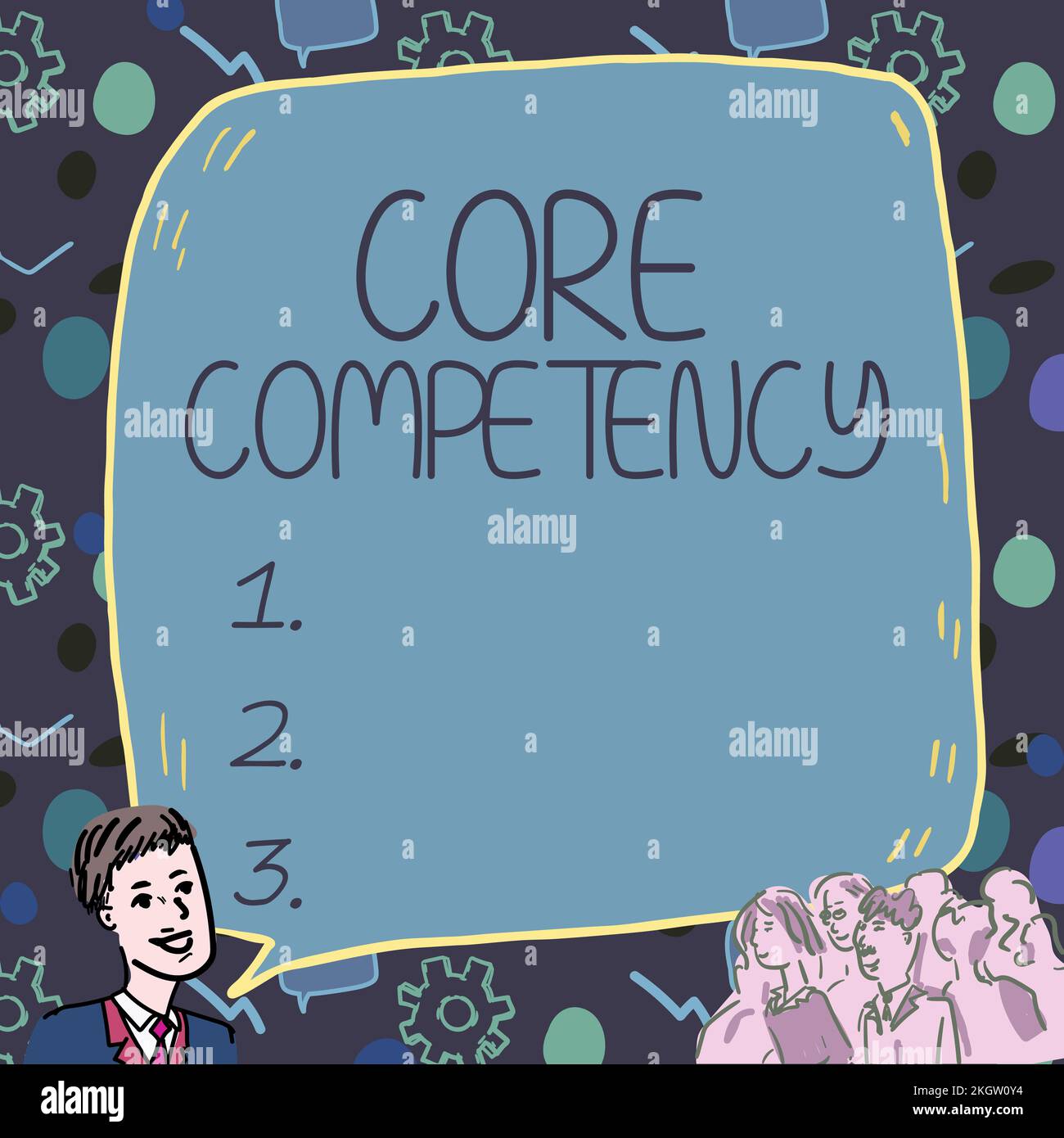 Hand writing sign Core Competency. Word Written on harmonized ...