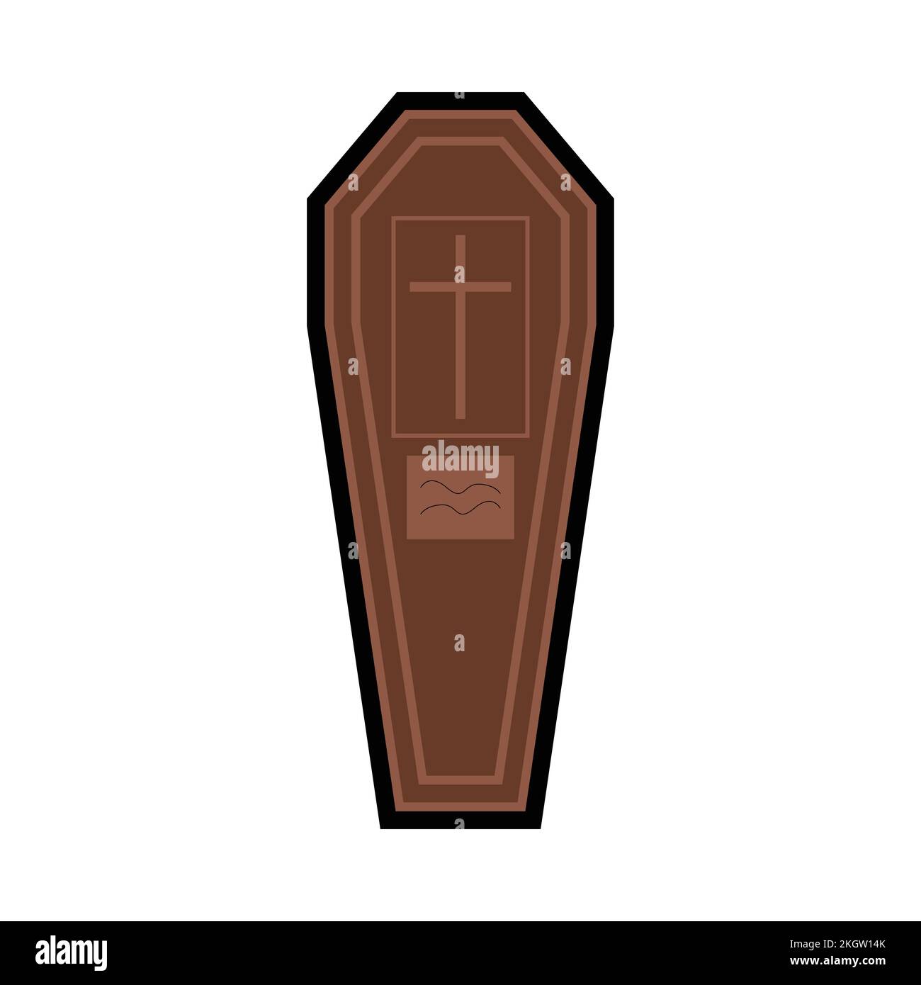 Simple wood cross on Stock Vector Images - Alamy