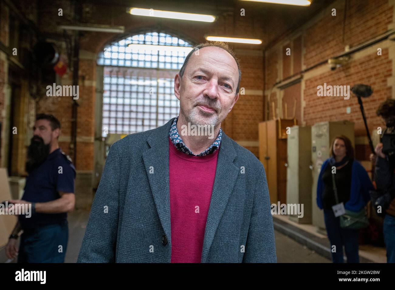 Director of Brussels prisons Jurgen Van Poecke poses for the ...