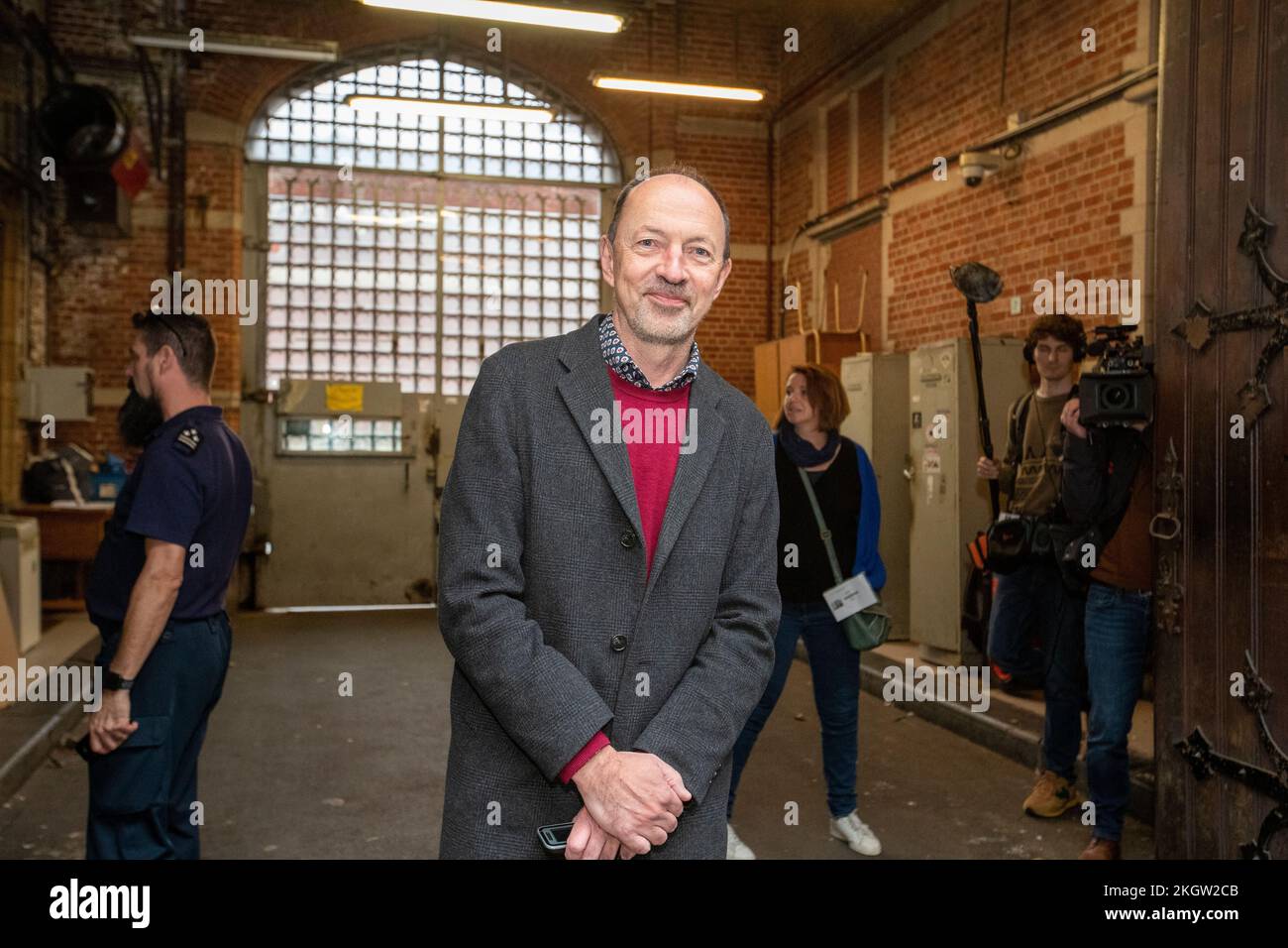 Director of Brussels prisons Jurgen Van Poecke poses for the ...