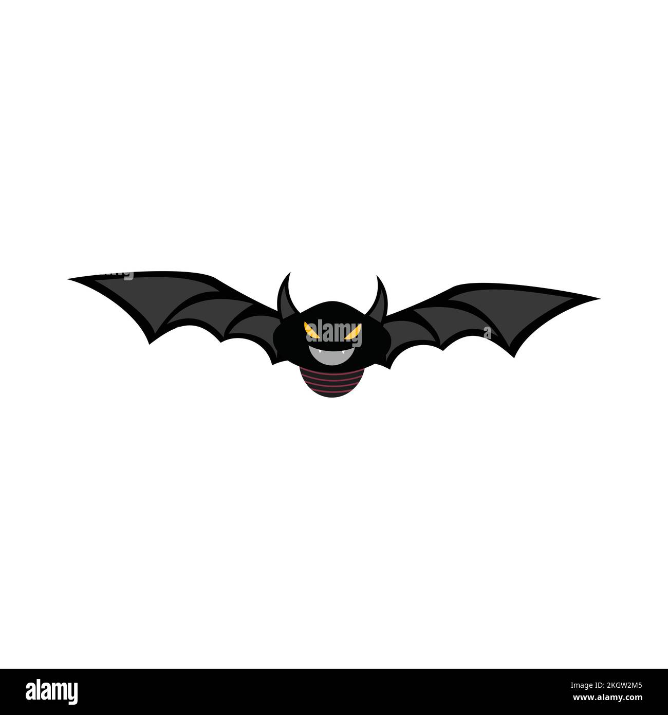 Halloween devil black bat design vector illustration. Black bat design ...