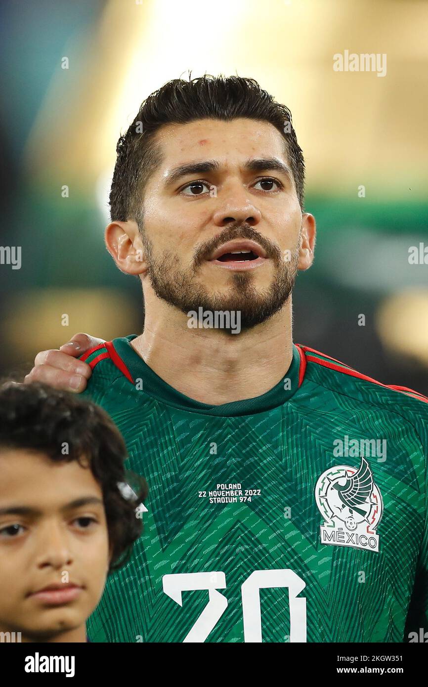 Doha, Qatar. 22nd Nov, 2022. Henry Martin (MEX) Football/Soccer : FIFA ...