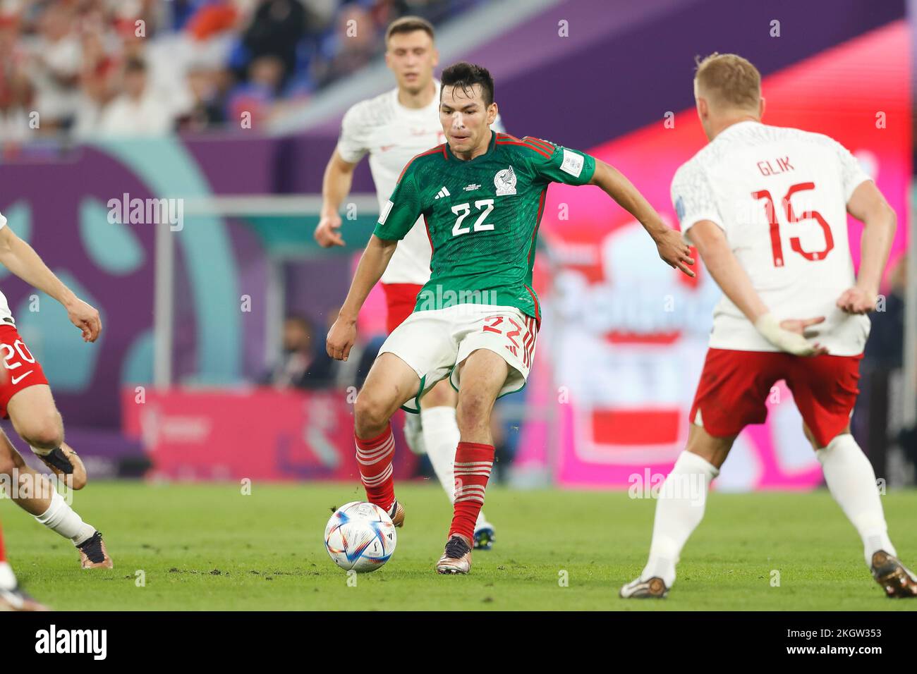 Doha, Qatar. 22nd Nov, 2022. Hirving Lozano (MEX) Football/Soccer ...