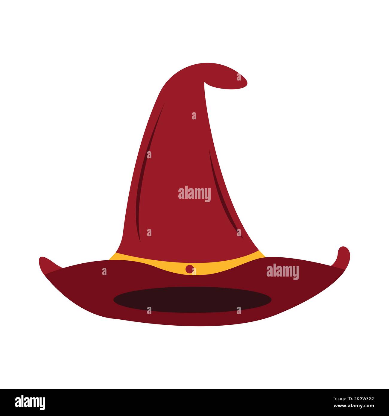 Halloween magician hat vector design on a white background. Witch hat ...