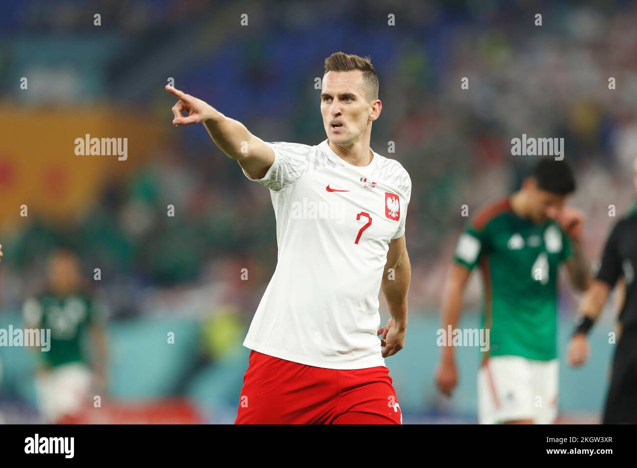 Doha, Qatar. 22nd Nov, 2022. Arkadiusz Milik (POL) Football/Soccer ...