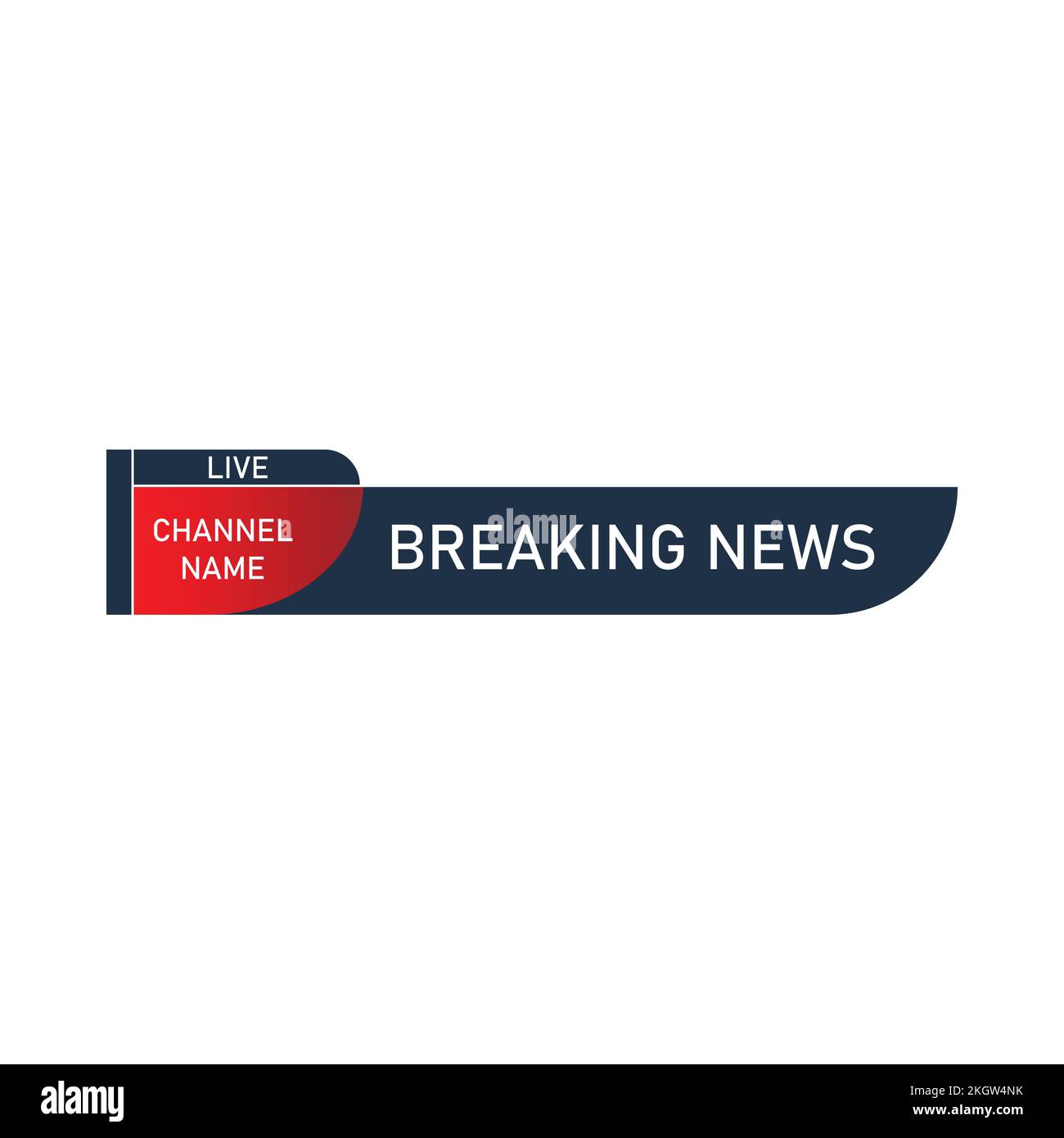 News lower third luxurious design for television channels. The ...