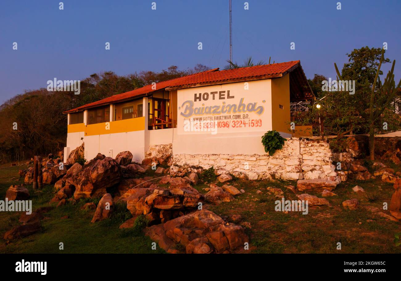 Hotel Baiazinha on the Paraguay River by the Taiama Ecological Reserve ...