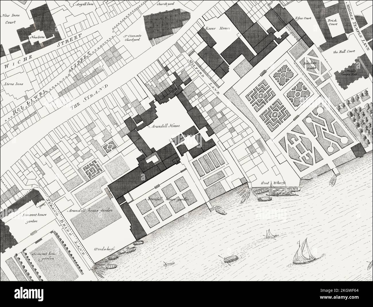 London england map 17th century hi-res stock photography and images - Alamy