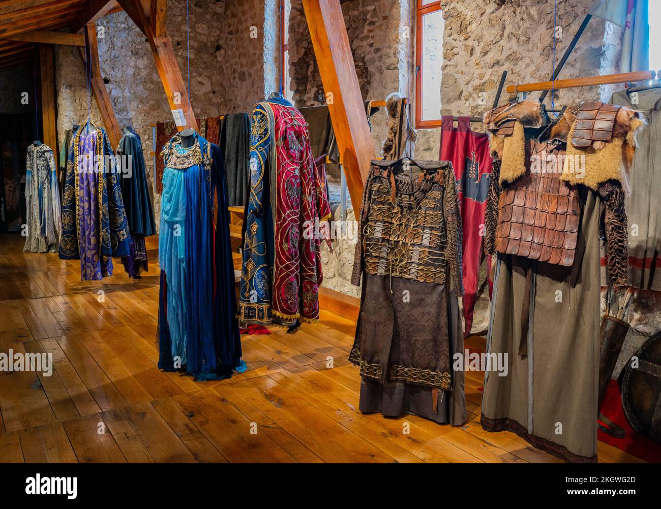 Golubac, Serbia - September 1, 2021: Traditional Serbian medieval ...