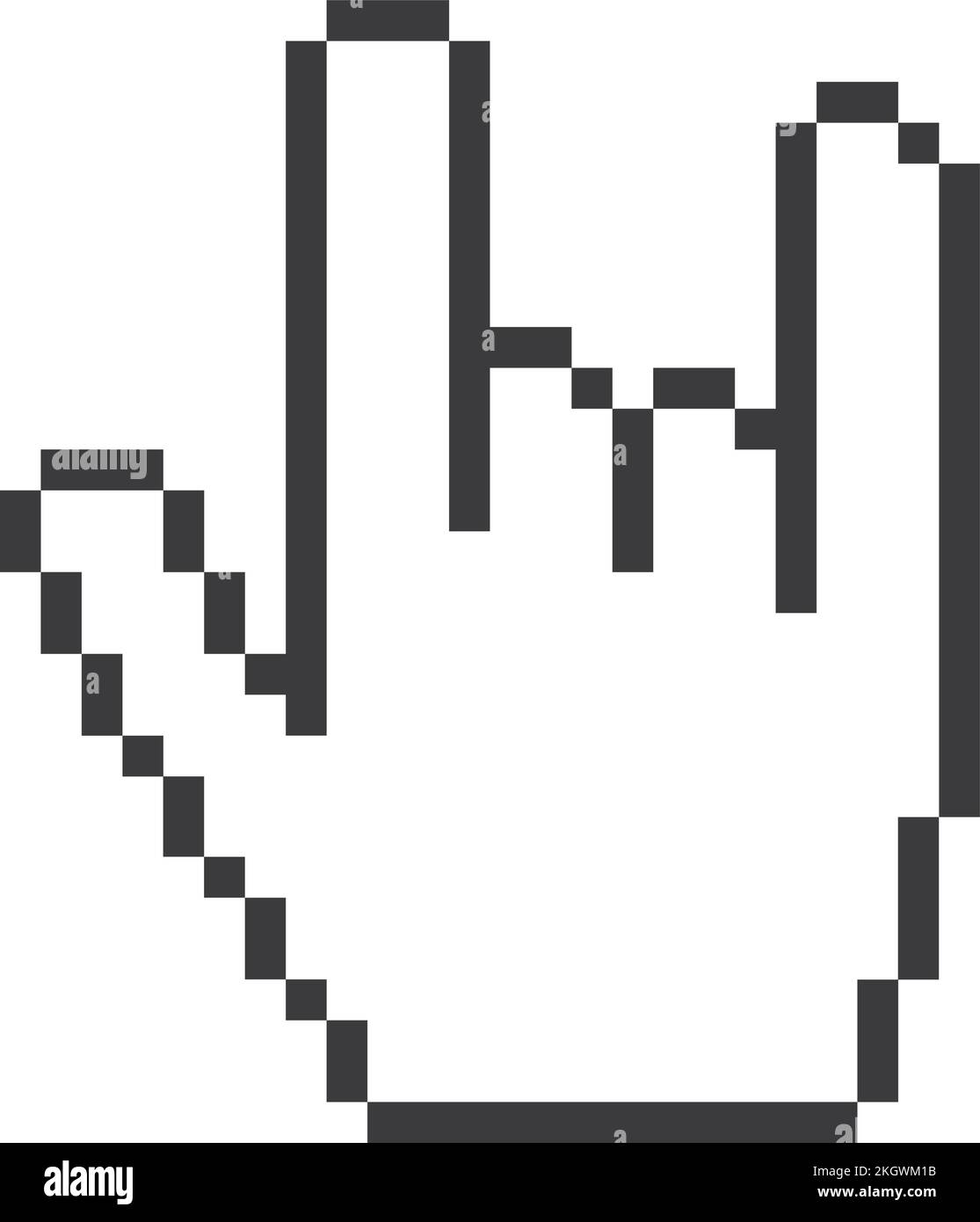 Hand gesture raised finger Black and White Stock Photos & Images - Alamy